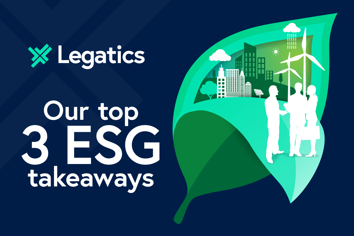 Learning how to put ESG strategy into action | Legatics
